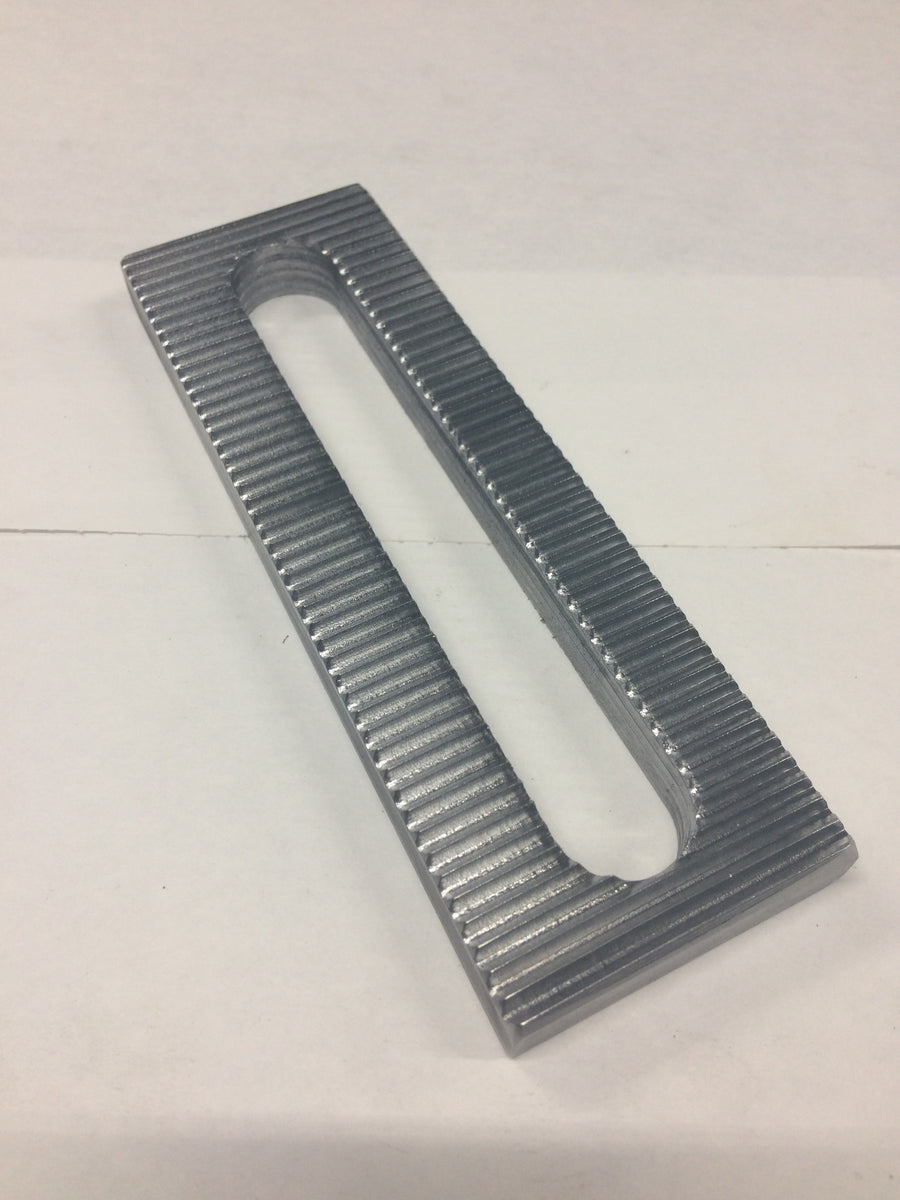 Steel Serrated Plate 1/8 Increment 2"X6"X1/2 With 3/4 Slot – Illium ...